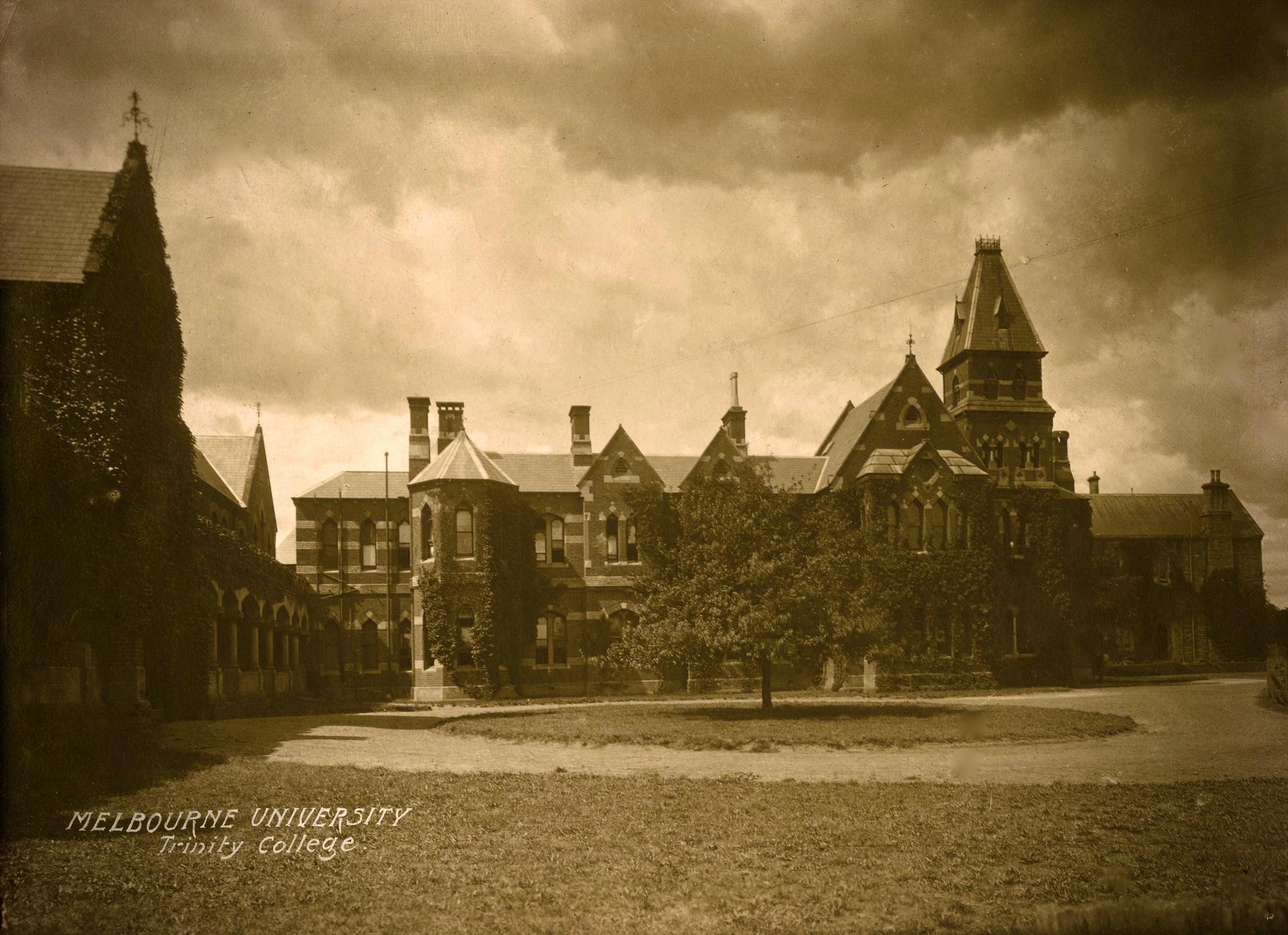 Trinity College, University of Melbourne, circa 1910.